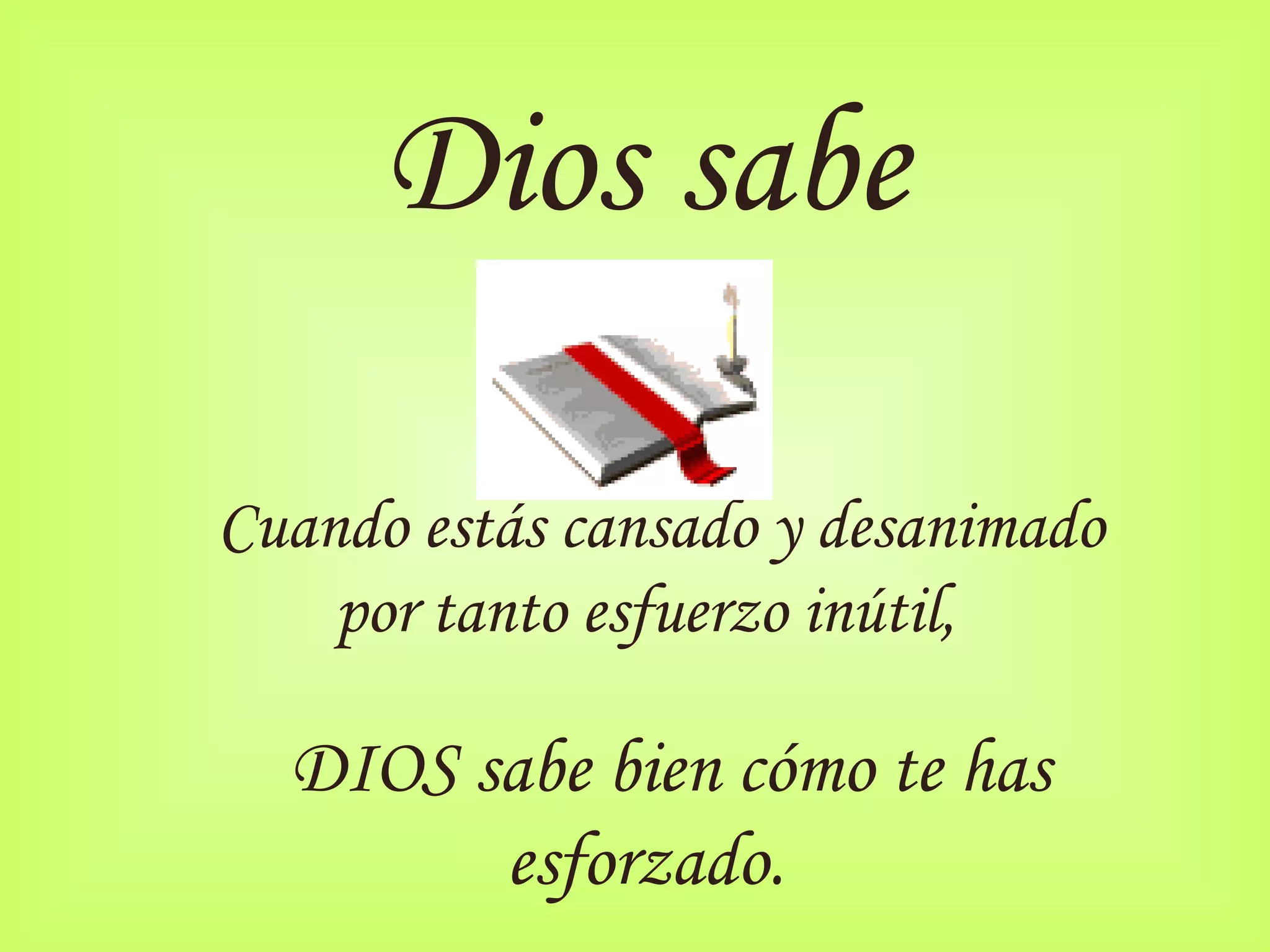 Dios lo sabe todo | PPS
