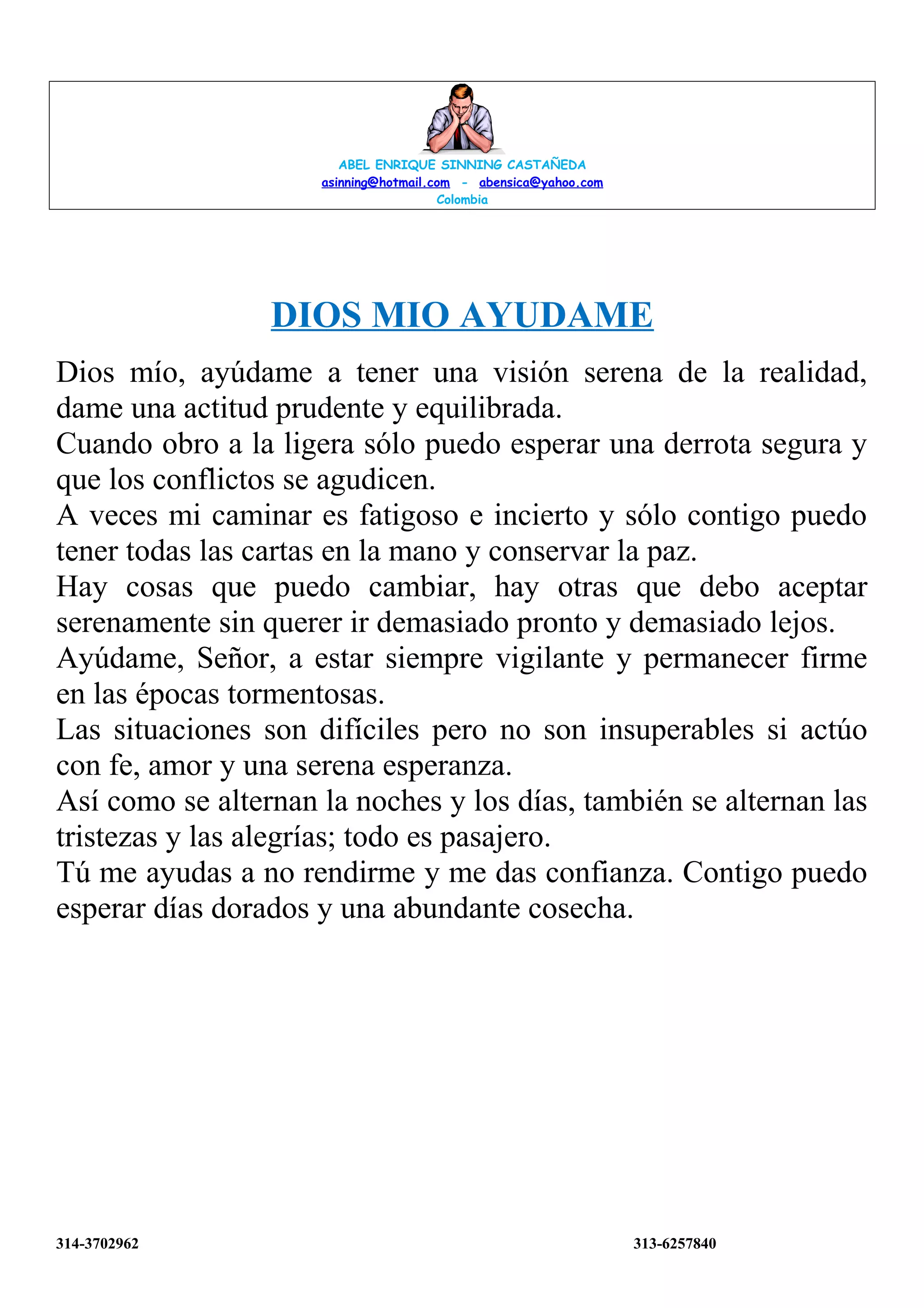 Dios Mio Ayudame Pdf 