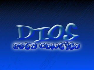 DIOS PREFIERE CONTAR CONTIGO | PPTX