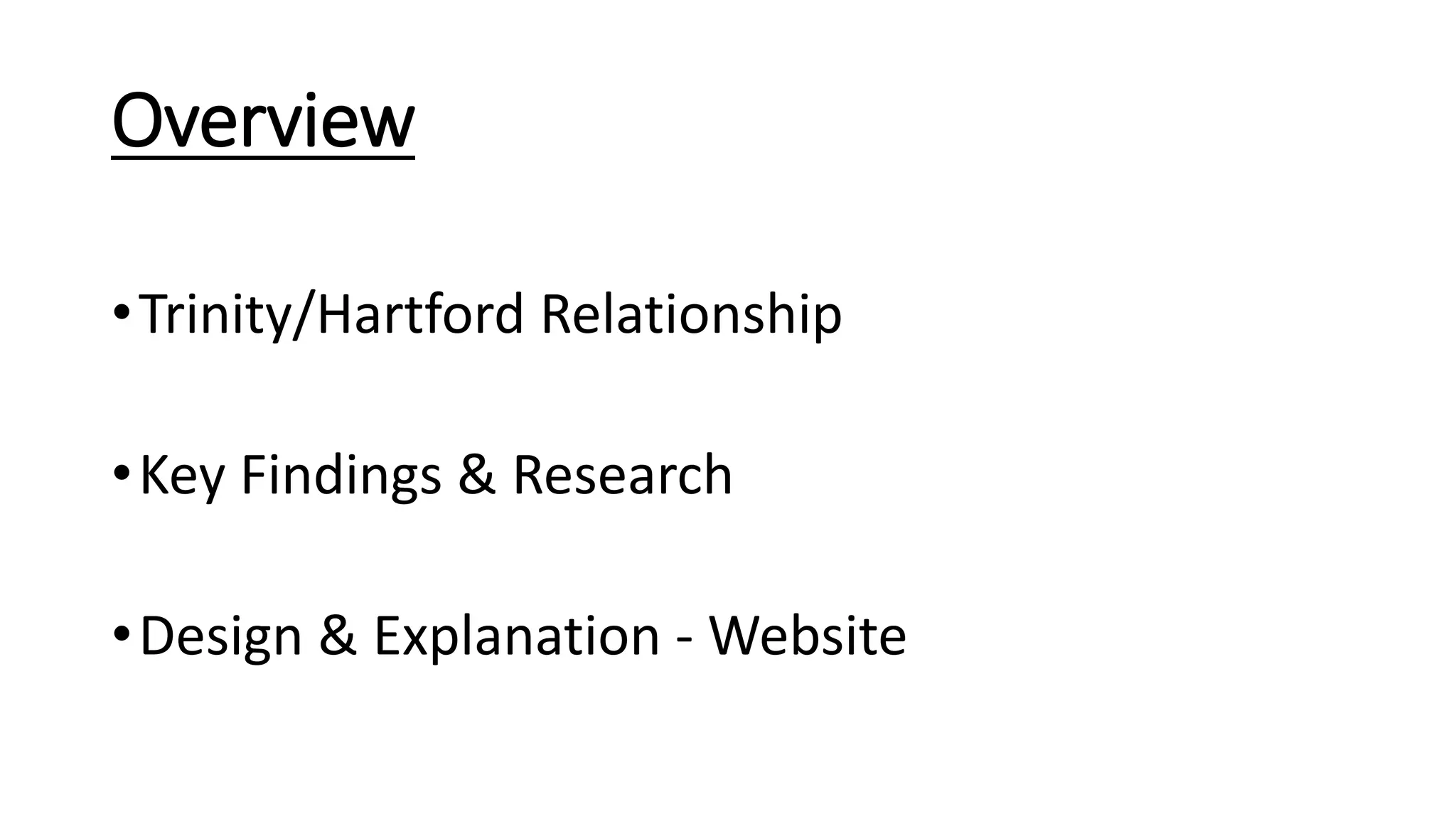 Trinity College & Hartford, CT | PPTX