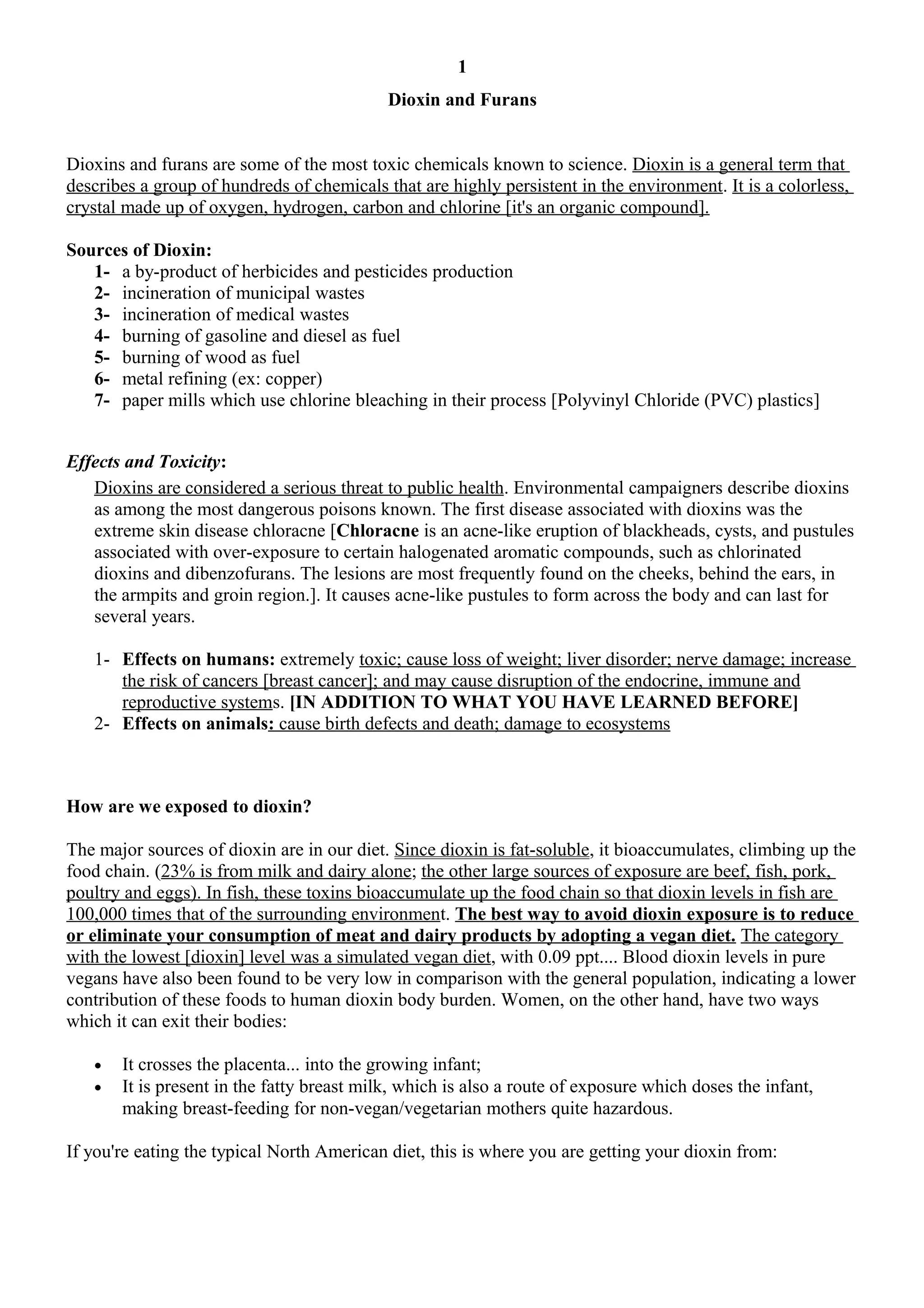 Dioxin and furans | DOC