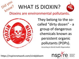 Dioxin Dangers and Sanitary Napkins Nspire Network Now We No | PPT