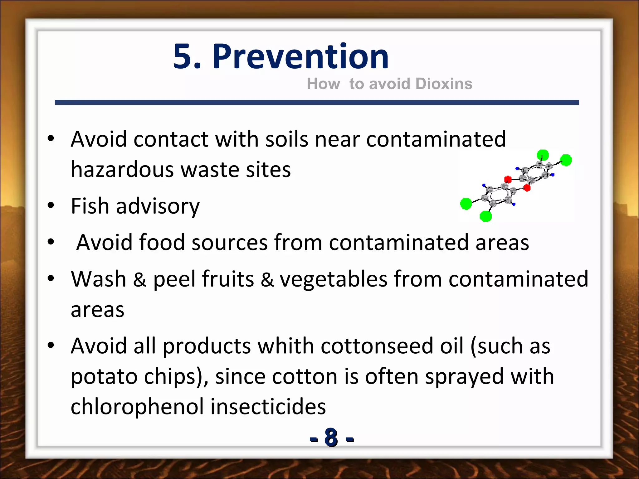Dioxin Exposure And Health | PPT