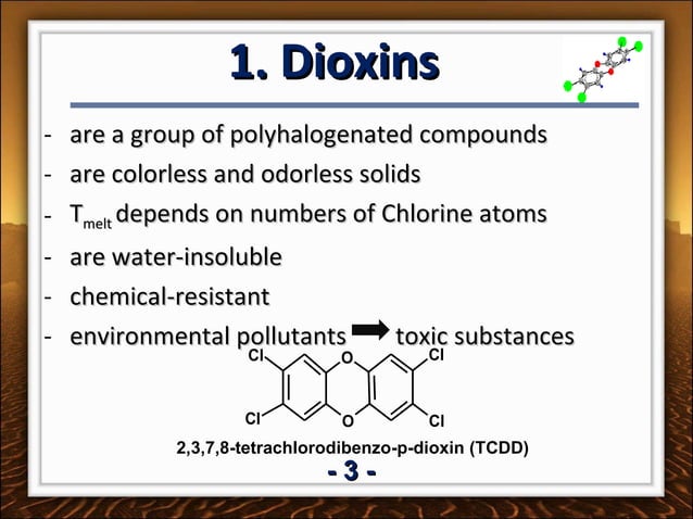 Dioxin Exposure And Health | PPT