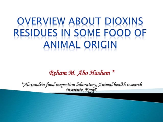 Dioxins | PPT