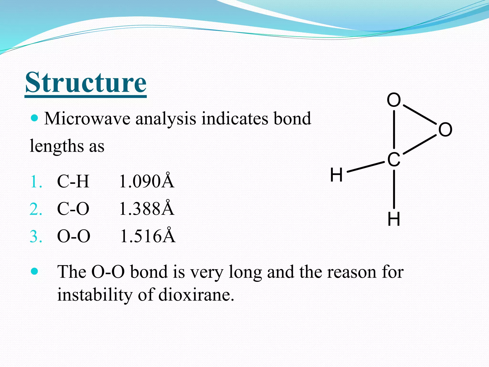 Dioxirane | PPTX