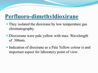 Dioxirane | PPTX | Chemistry | Science