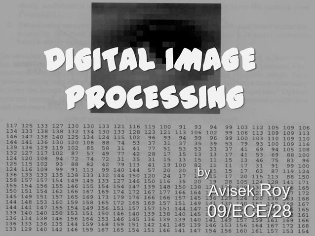 Digital image processing | PPT