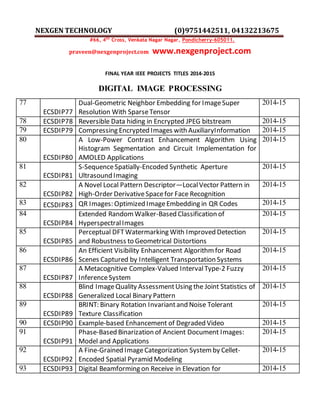 bulk ieee projects in pondicherry,best ieee projects in pondicherry ...