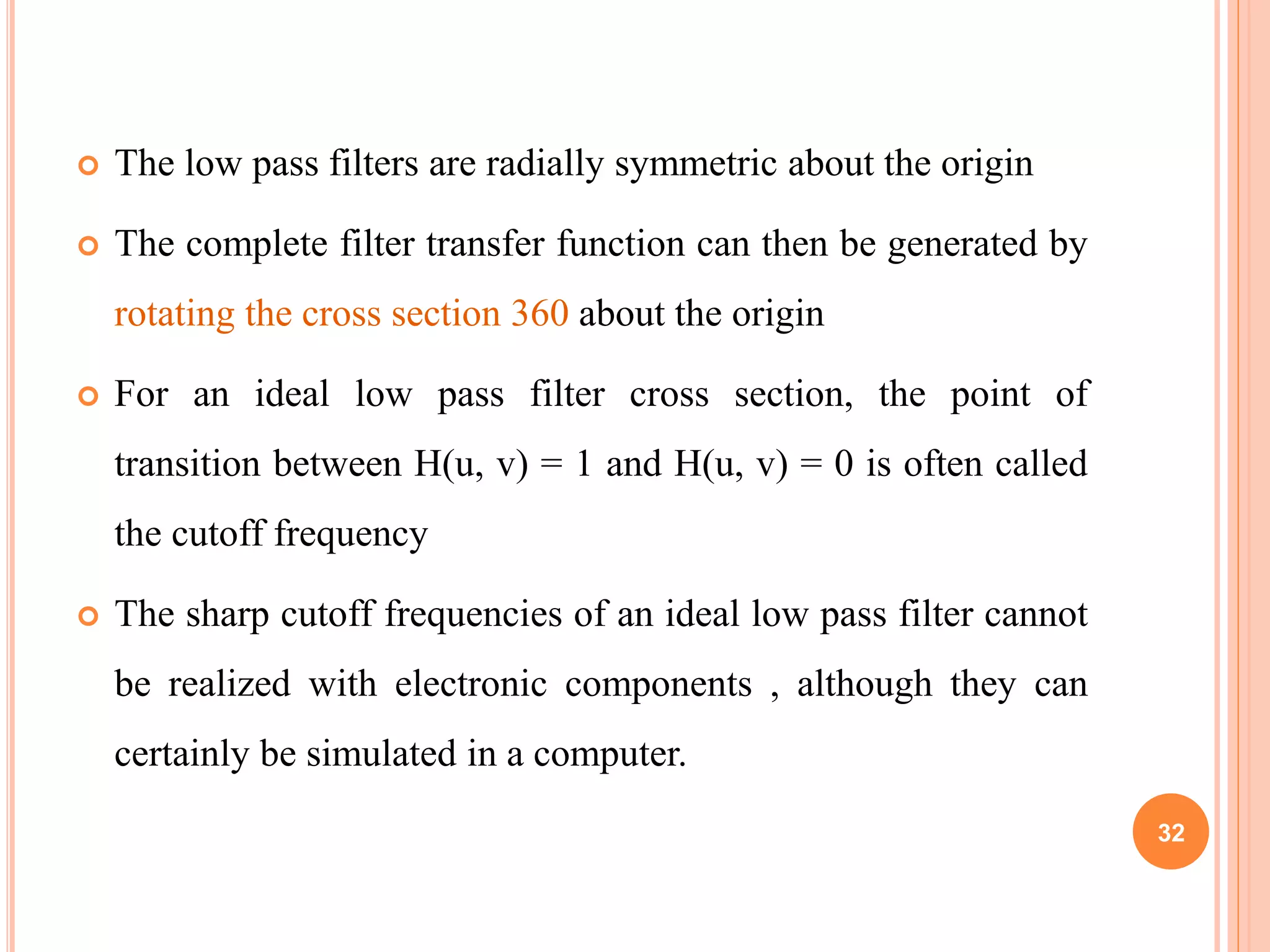 Image filtering in Digital image processing | PPTX