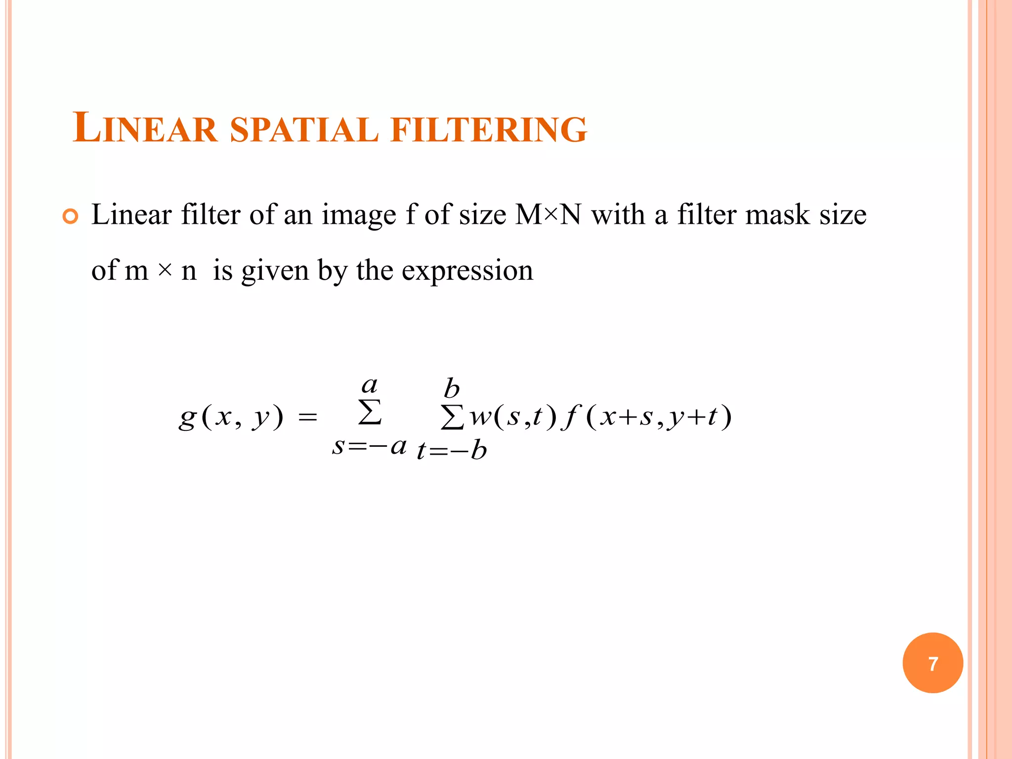 Image filtering in Digital image processing | PPTX