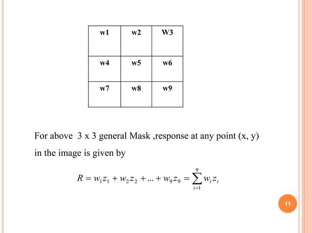 Image filtering in Digital image processing | PPTX