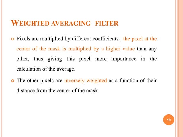 Image filtering in Digital image processing | PPTX