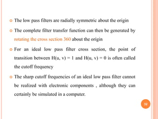 Image filtering in Digital image processing | PPTX