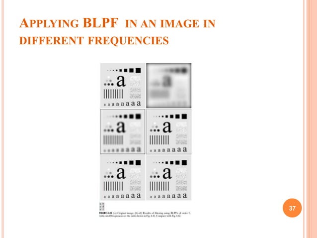 Image filtering in Digital image processing | PPTX
