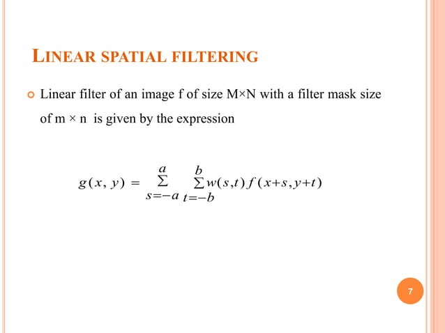 Image filtering in Digital image processing