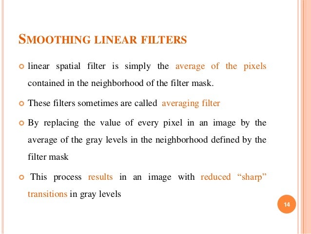 Image filtering in Digital image processing