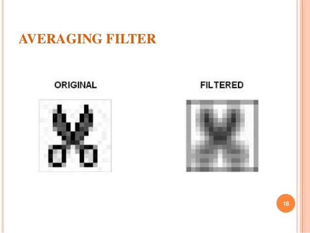 Image filtering in Digital image processing