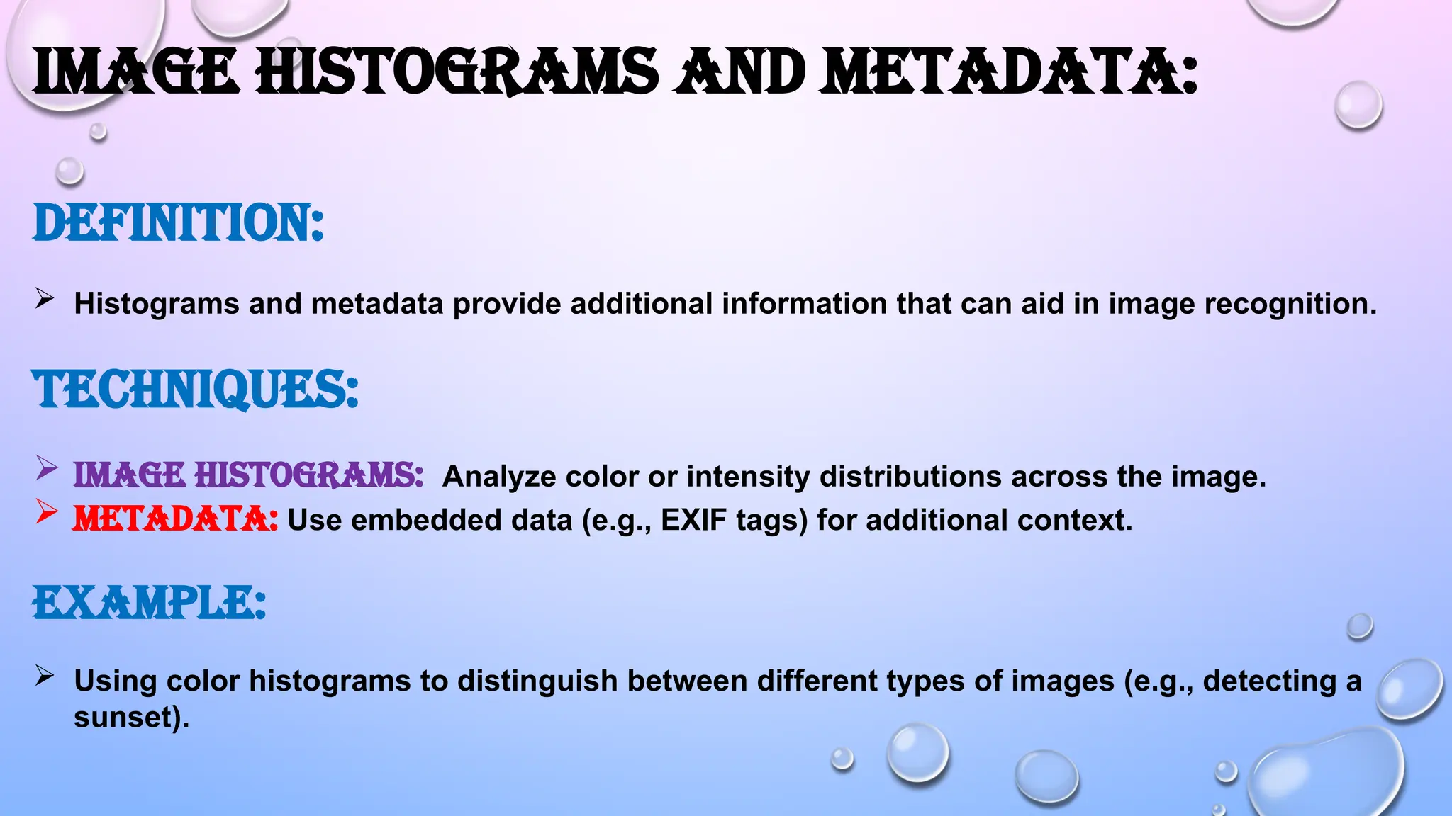 recognization based on matching in digital image processing | PPTX