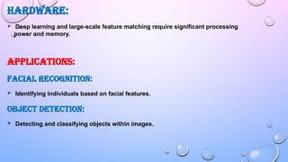 recognization based on matching in digital image processing | PPTX