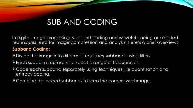 Digital image processing, computer science | PPT
