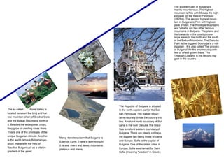 Bulgaria brochure | PDF