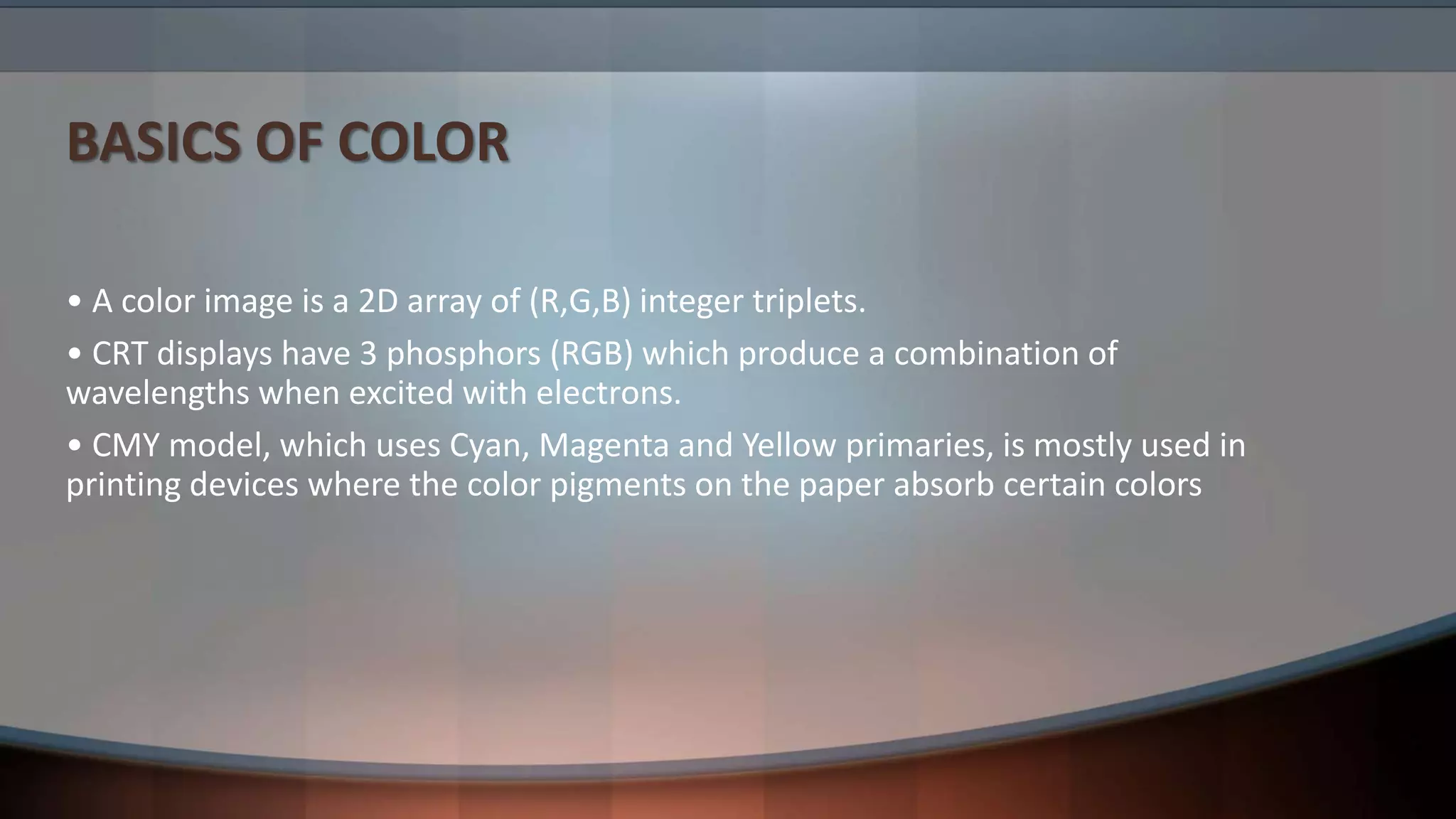 Dip color image processing | PPTX