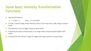 DIP-Enhancement-Spatial.pptx | Photo Editing Software | Computer Software and Applications