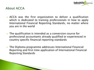 Dip.IFRS ACCA(UK) | PPTX