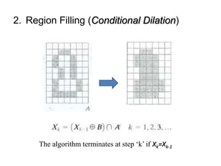 Morphological image processing | PPTX