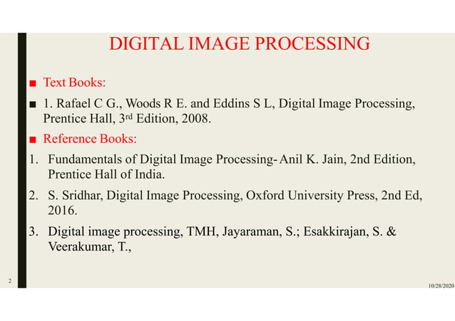 Basics of digital signal and image processing | PPTX