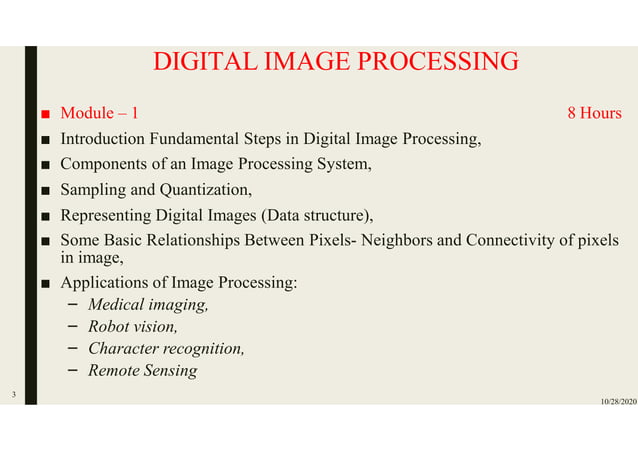 Basics of digital signal and image processing | PPTX