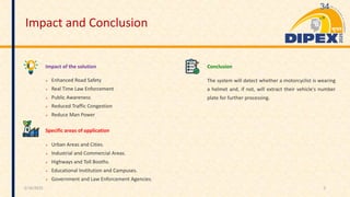Helmet detection With ANPR Presentation | PPT