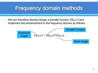 Frequency domain methods | PPTX