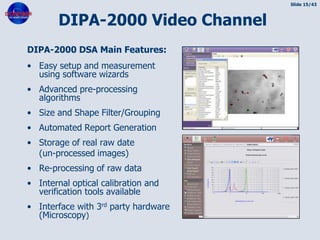 DIPA 2000 Particle Size & Shape Analyzer | PPSX