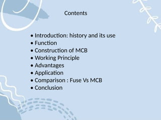 Mcb Circuit breakers electrical engineering.pptx