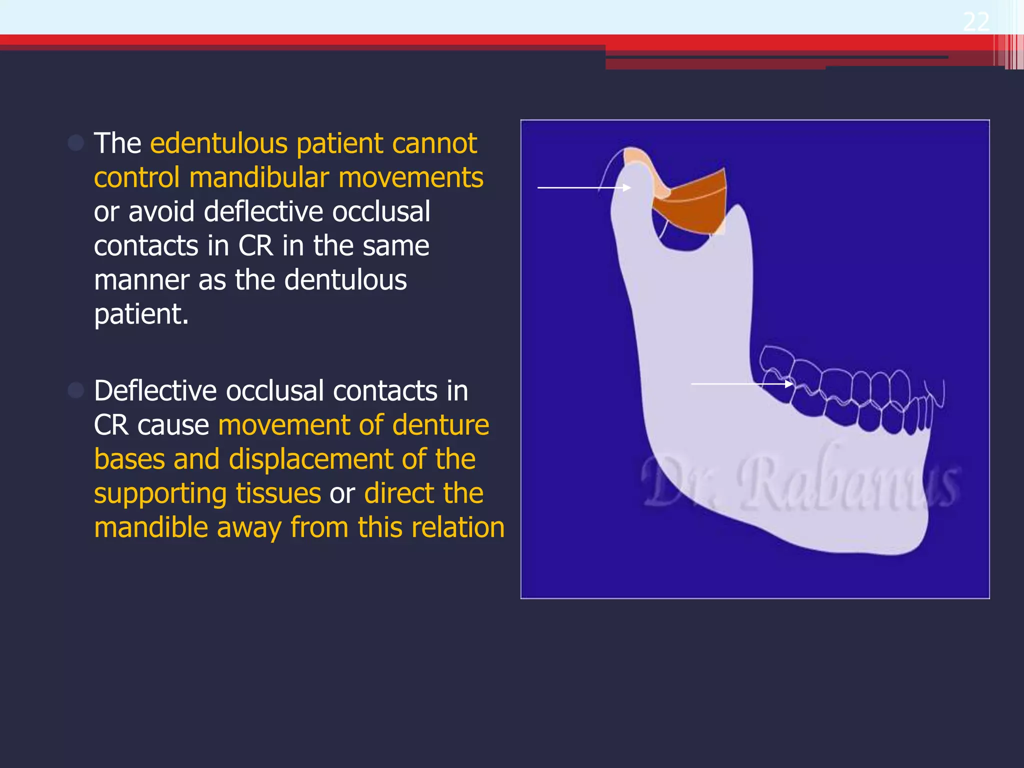 horizontal jaw relation in complete denture | PPTX