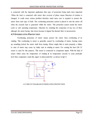 induction motor protection system seminar report | DOCX