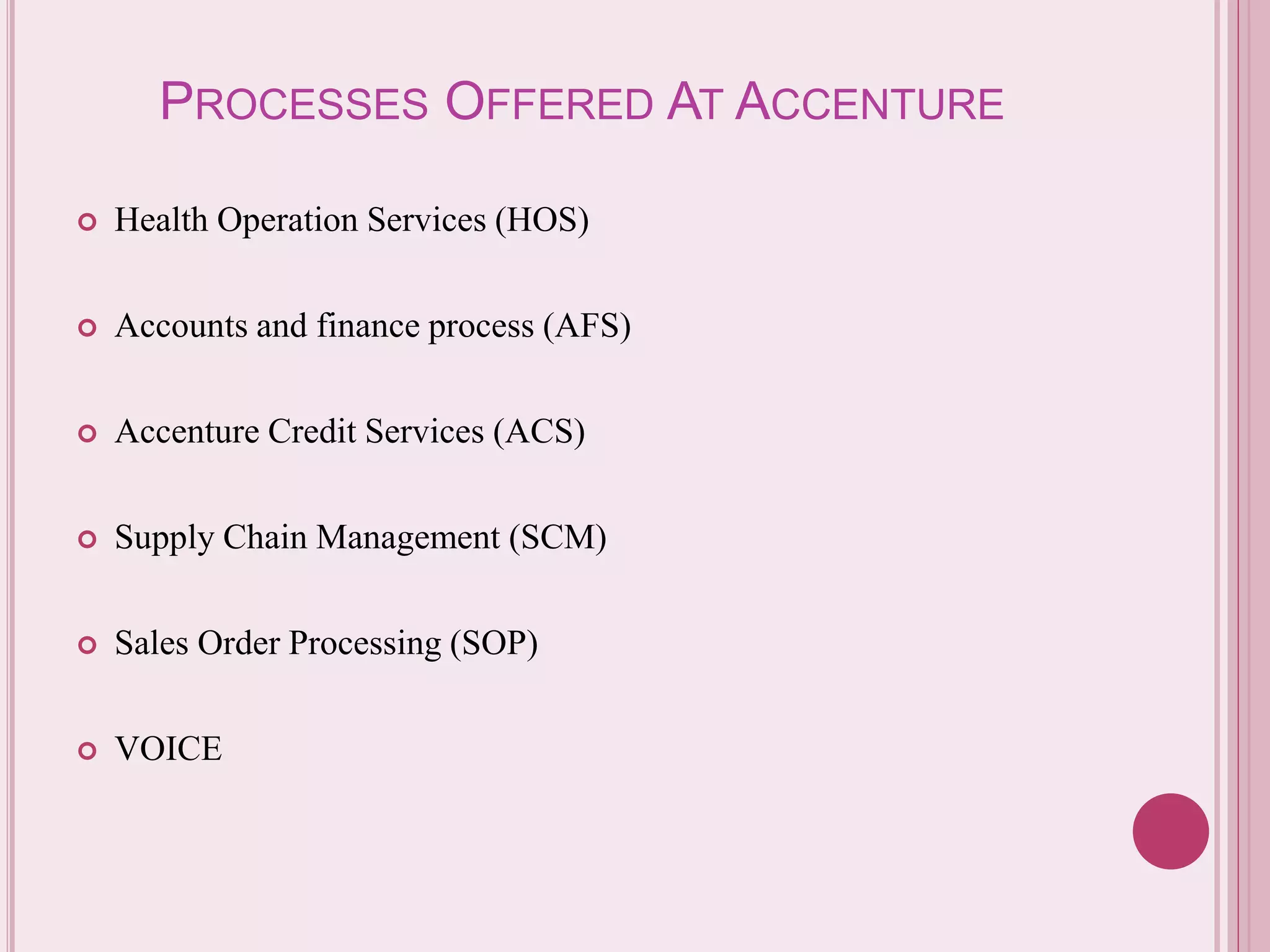 Recruitment process of Accenture | PPTX