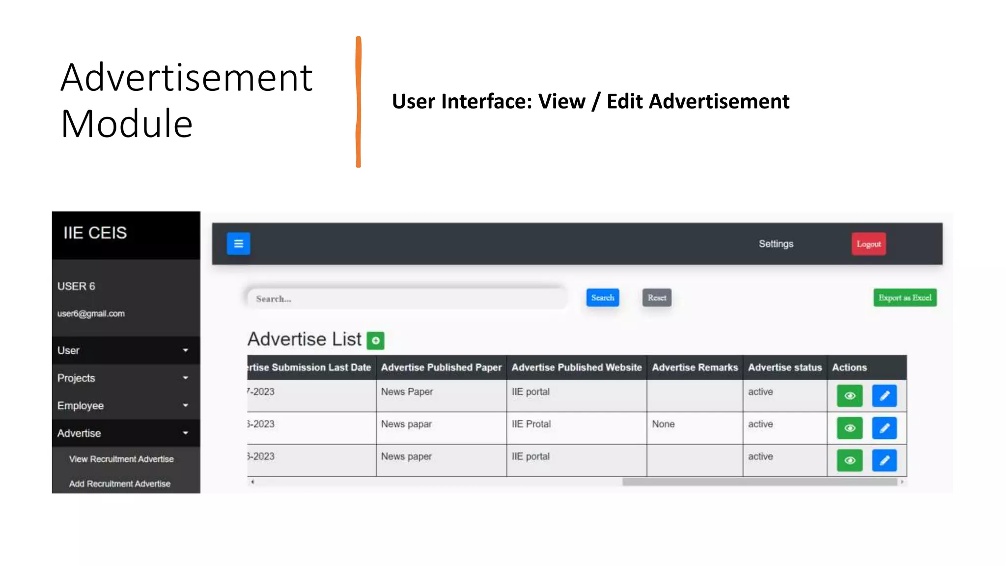 Employee Management System | PPTX