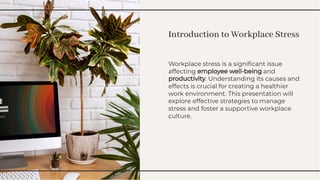 Managing workplace stress : strategies for a healthier work environment ...
