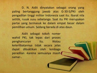 Dipa nusantara aidit | PPT