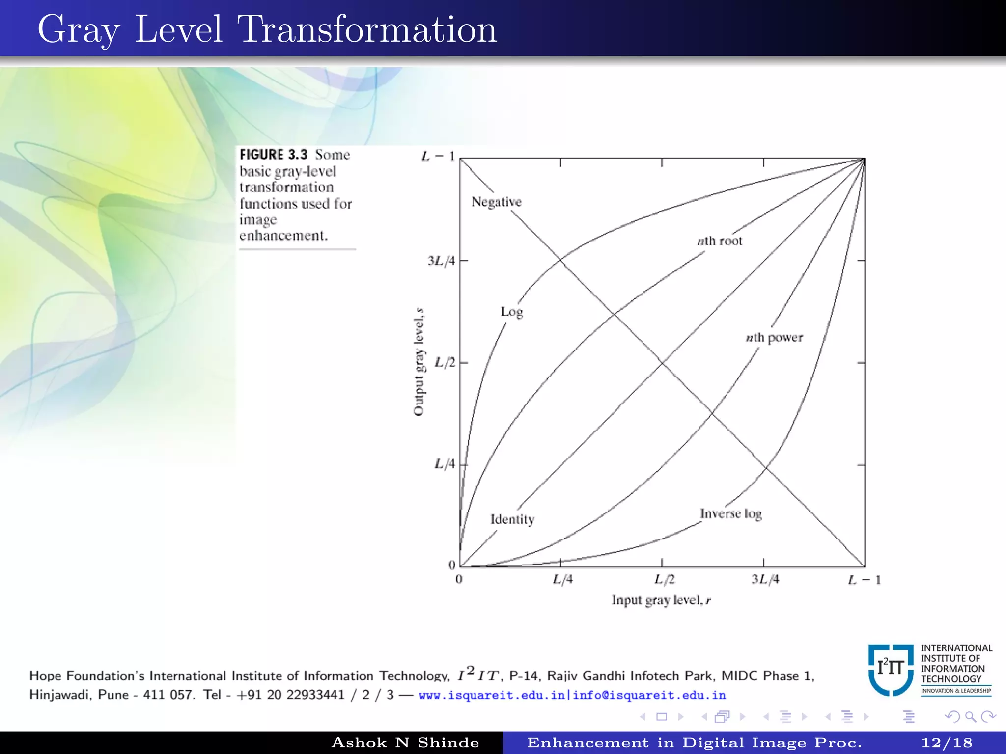 Enhancement in Digital Image Processing | PDF