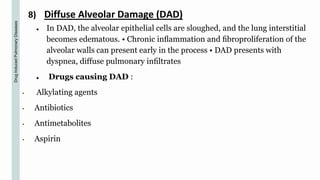 Dipd - DRUGS INDUCED PULMONAY DISEASES | PPTX