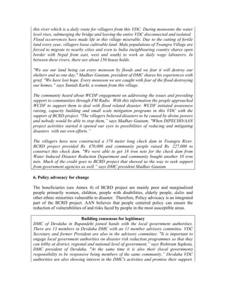 Dipecho iii final evaluation bcrd report june 09 | PDF