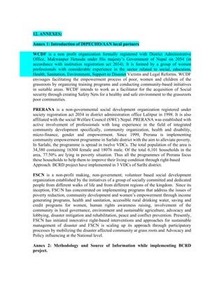 Dipecho iii final evaluation bcrd report june 09 | PDF