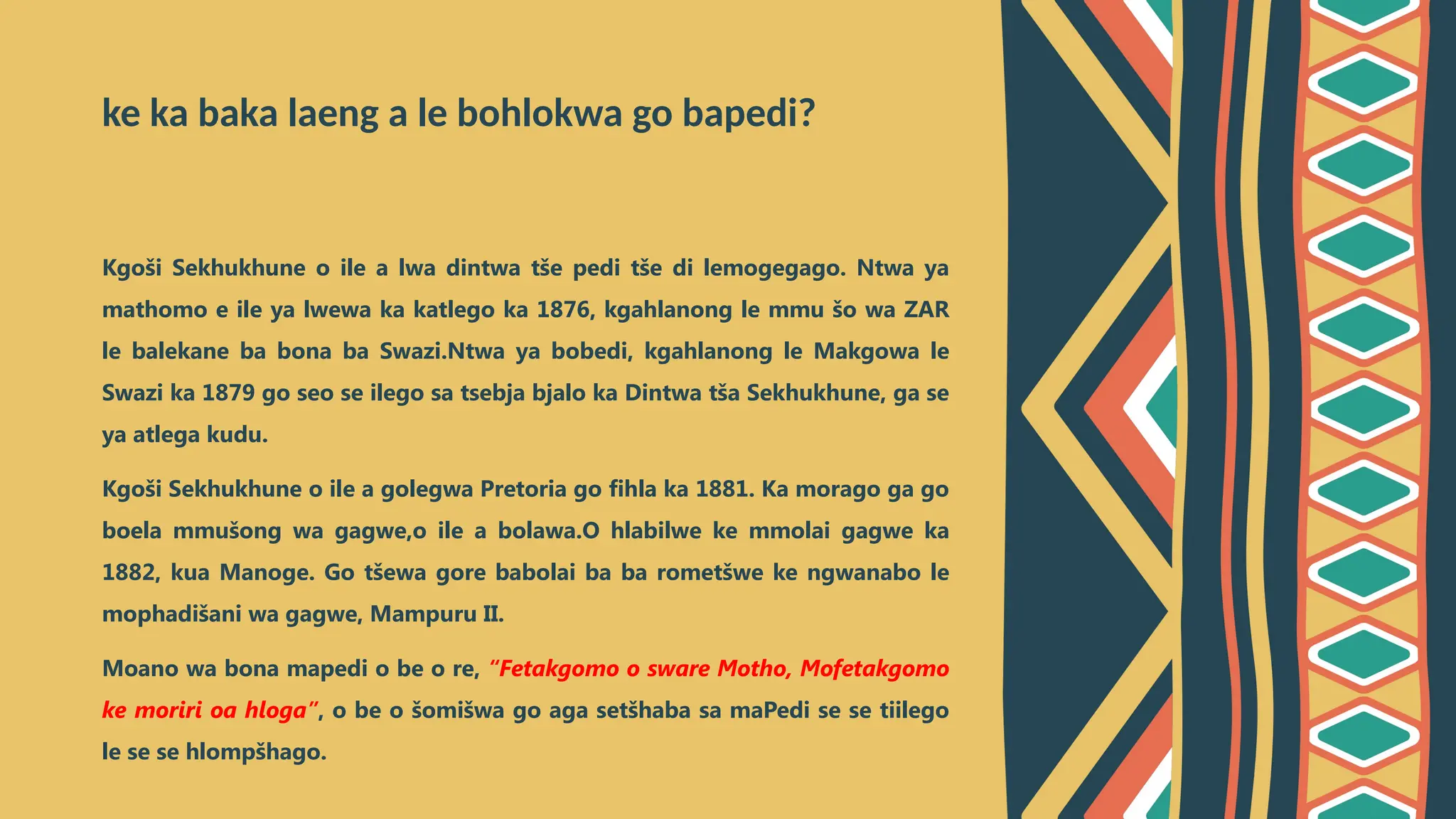 Dipego tša aft 121:sehlopha sa gaKgoši Sekhukhene..pptx