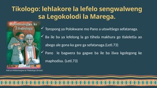 Dipego tša aft 121:sehlopha sa gaKgoši Sekhukhene..pptx