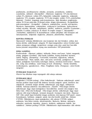 Dipenhidramin | DOCX