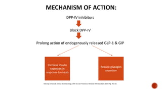 Dipeptidyl peptidase inhibitors(DPP-IV): A deep insight | PPTX